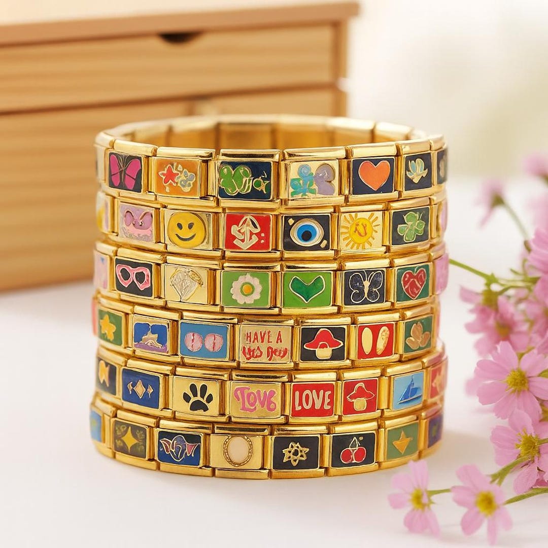 Custom Gold Italy Charms, Charms, Custom Italian Charm Bracelet ...