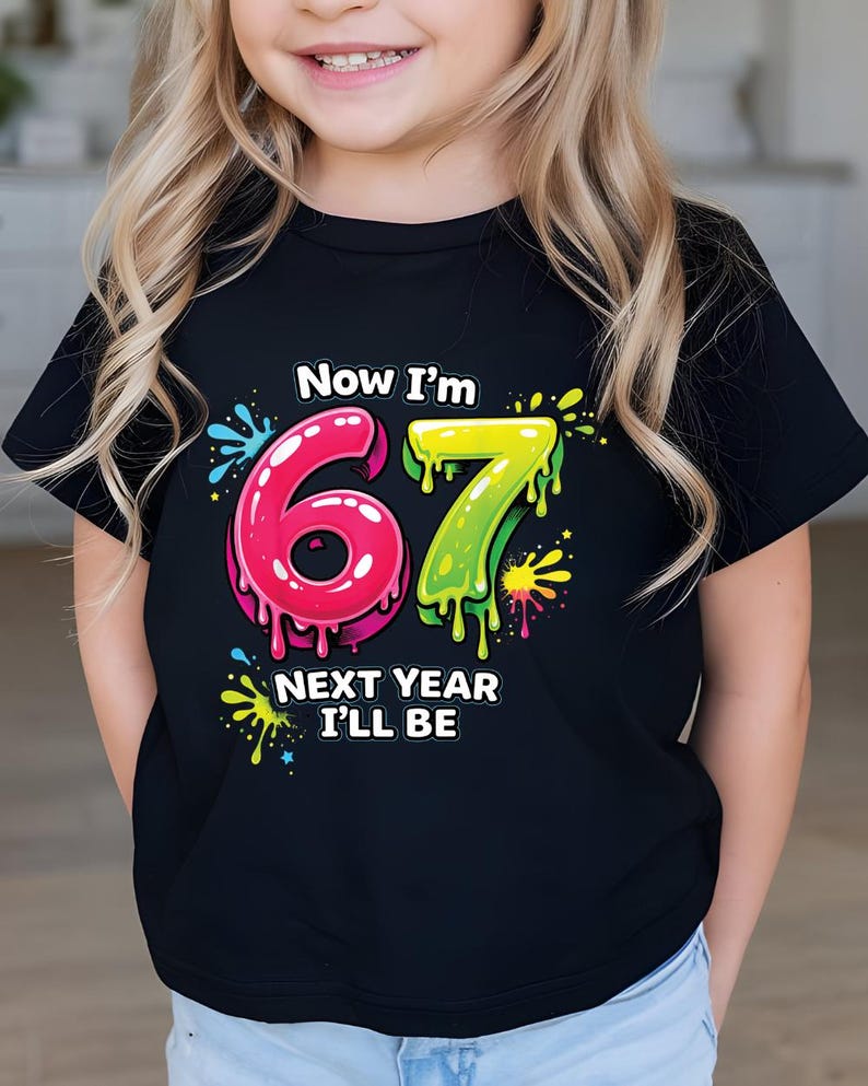 6 7 Meme Kid's Hoodie: Melting Ice Cream, Gen Z Humor - Etsy