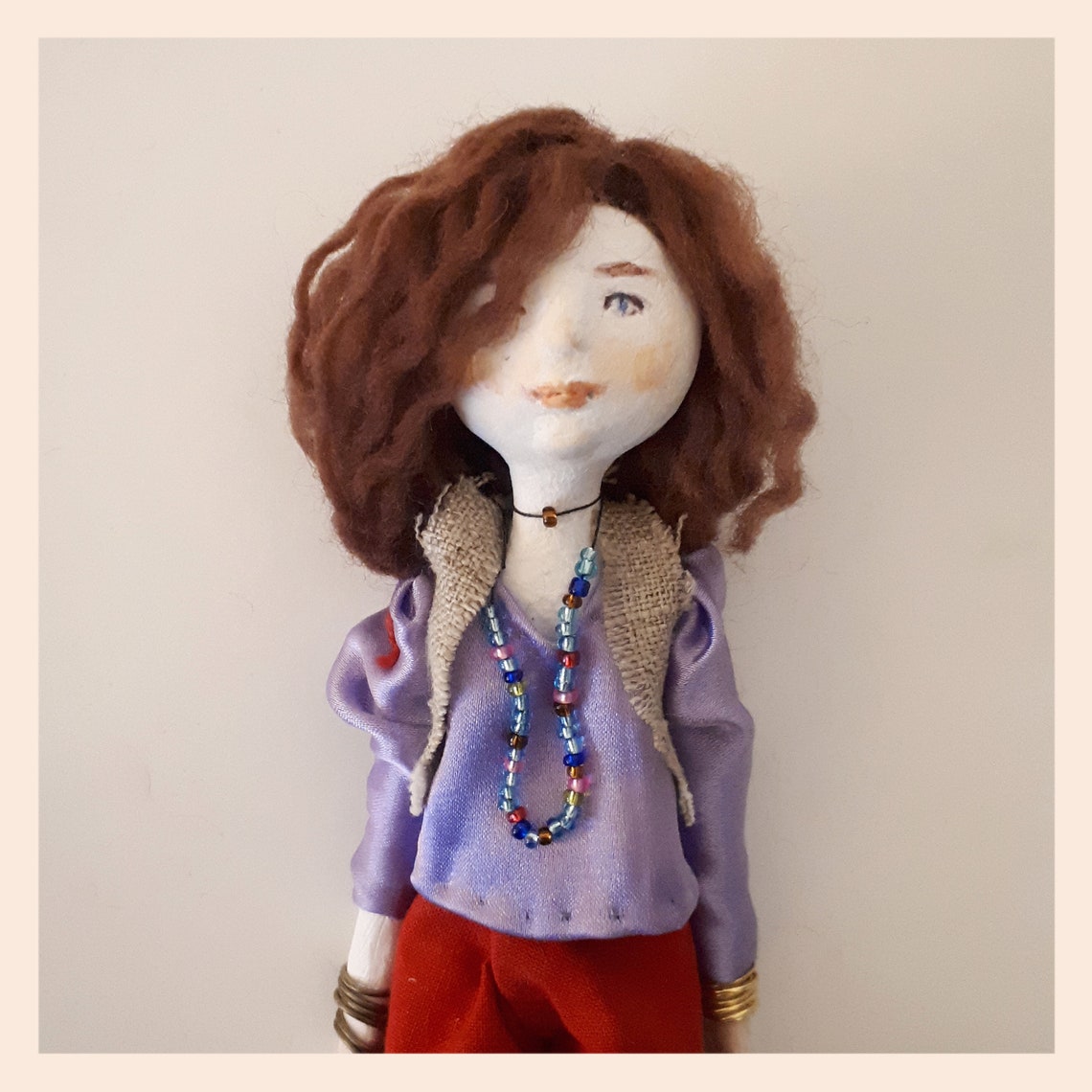 Sculpted Portrait // Custom Doll Portrait / Portrait Art Doll - Etsy