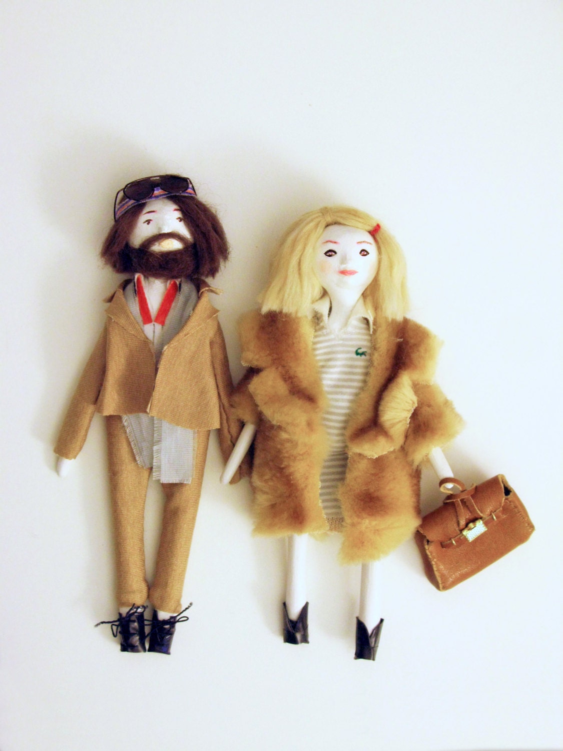 Artistic Couple Portrait / Portrait Dolls / Unique Portrait - Etsy