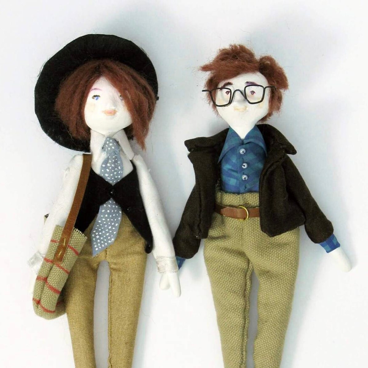 Artistic Couple Portrait / Portrait Dolls / Unique Portrait - Etsy