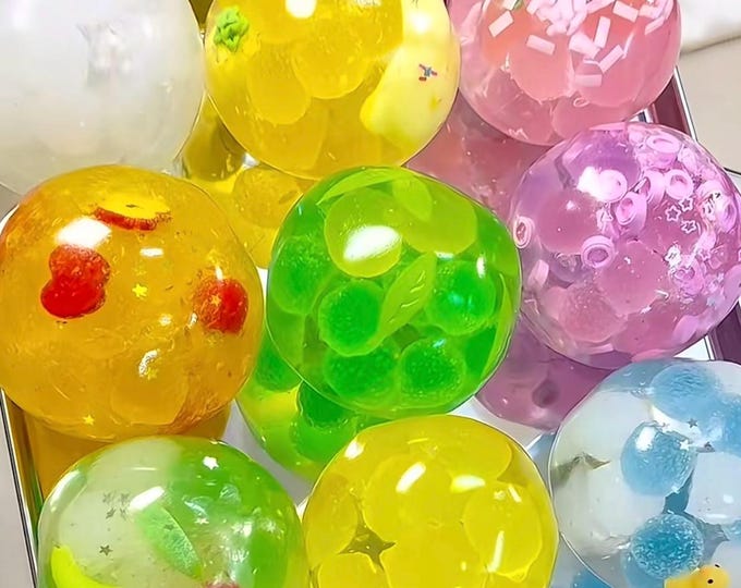 Handmade Silicone Jelly Ball: Sensory Fidget Toy - Etsy Canada