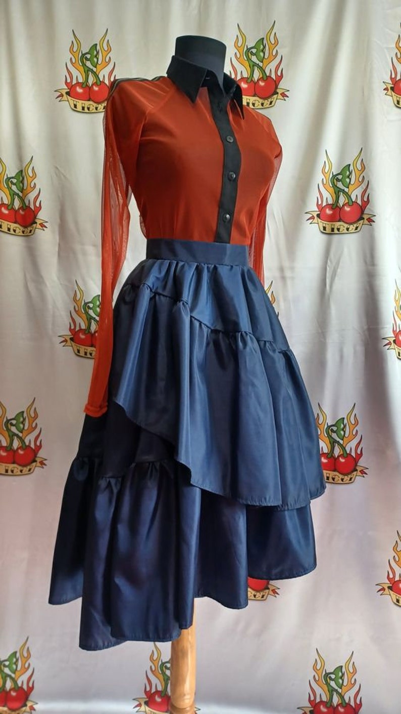 Misty Shirt and Skirt by Ticci Rockabilly Clothing - Etsy