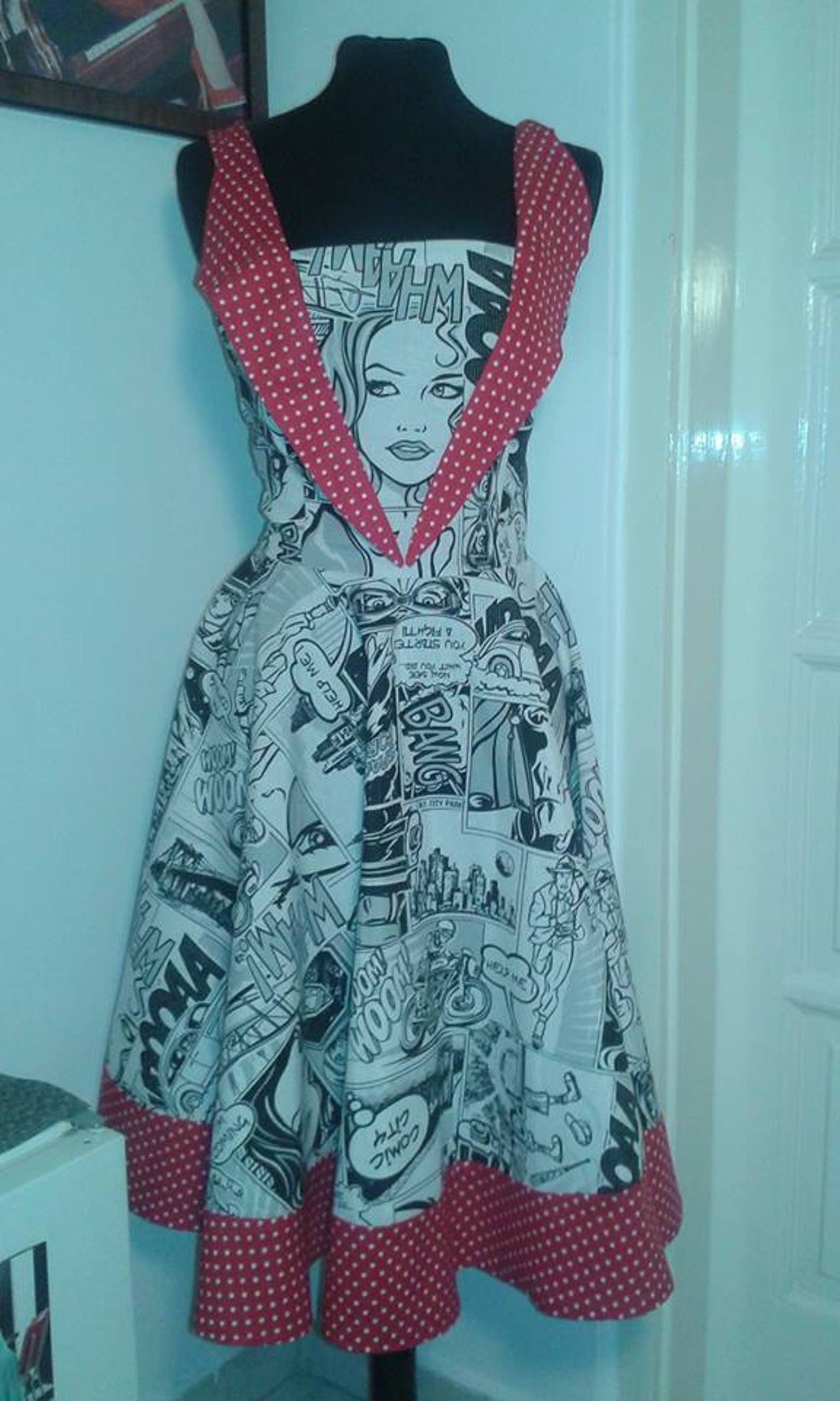 Rockabilly Comic Dress: Vintage Style / Pin-up / Rockabilly - Etsy