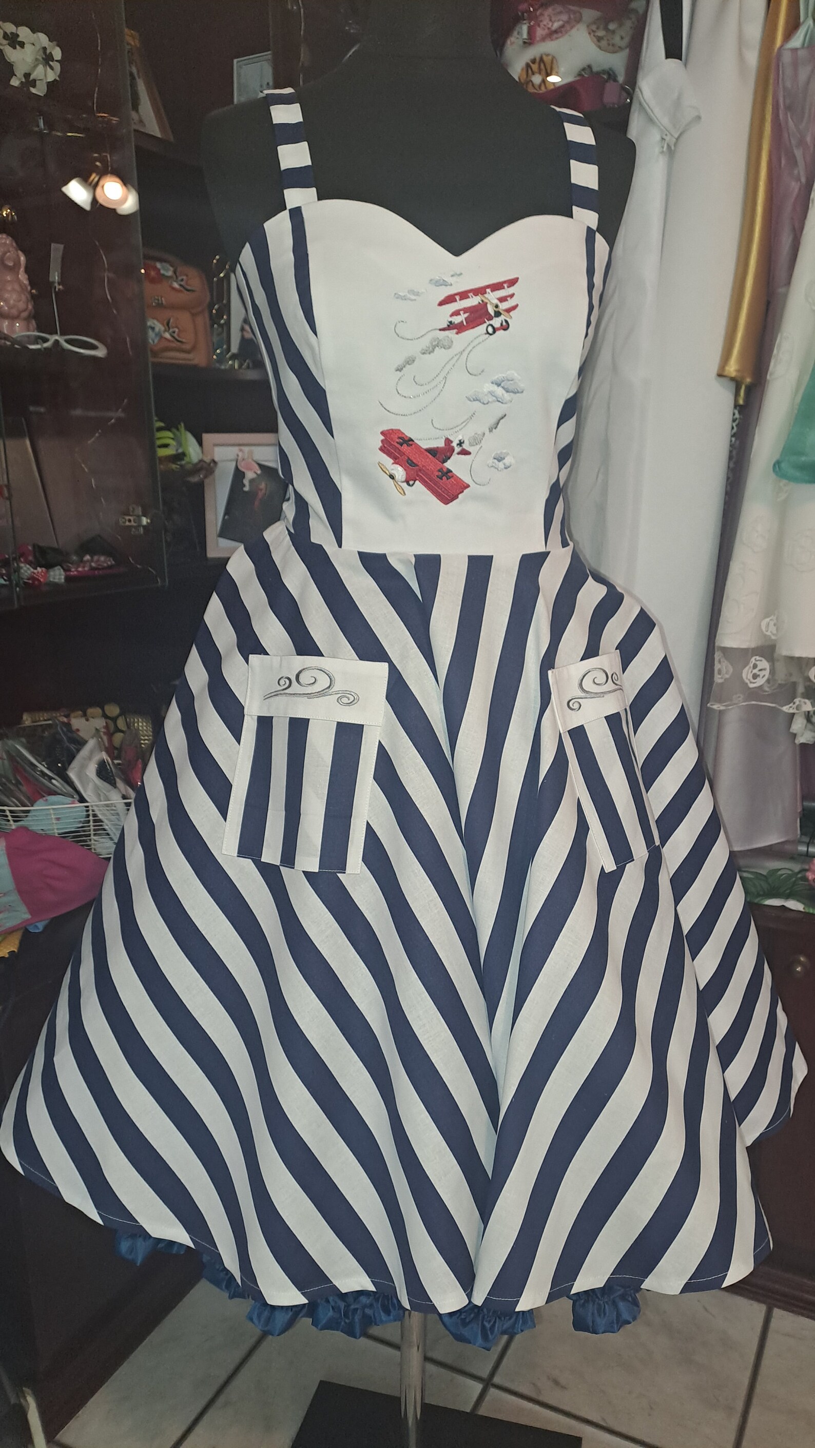 The Red Baron Dress - Etsy