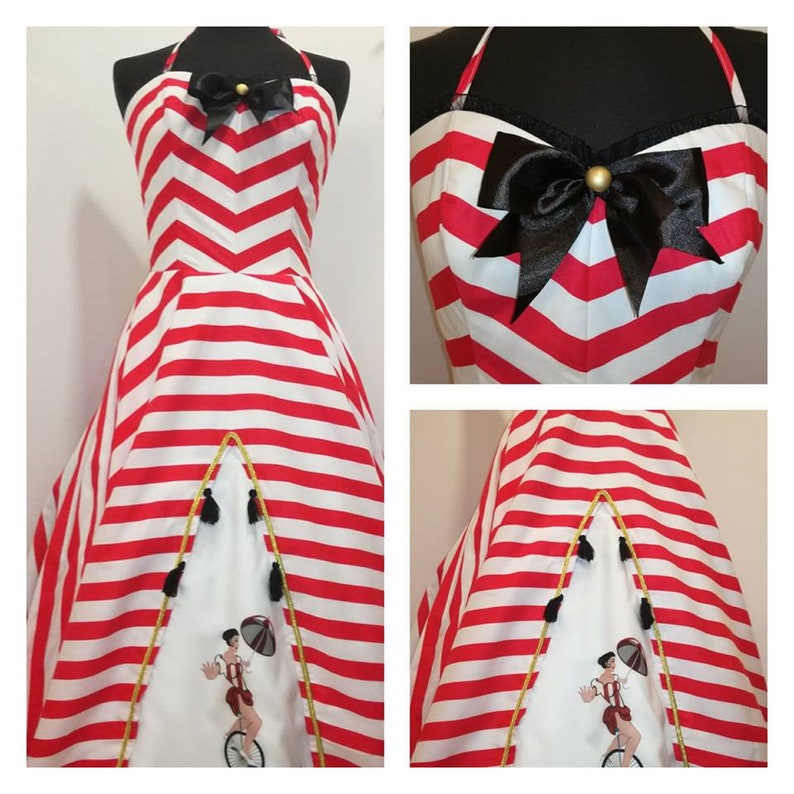 Circus Dress: Vintage Style / Pin-up / Rockabilly Knee-high - Etsy