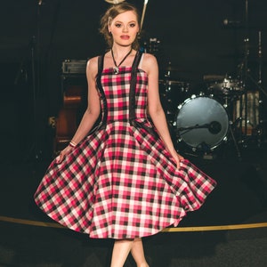 Corinne Dress: Vintage Style / Pin-up / Rockabilly Knee-high Dress by ...