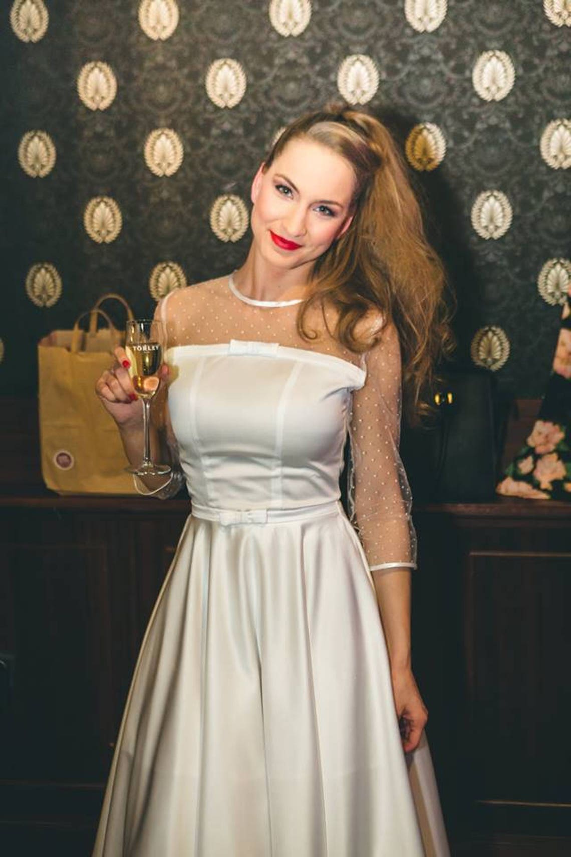 Lana Wedding Dress: vintage style / pin-up / rockabilly bride | Etsy