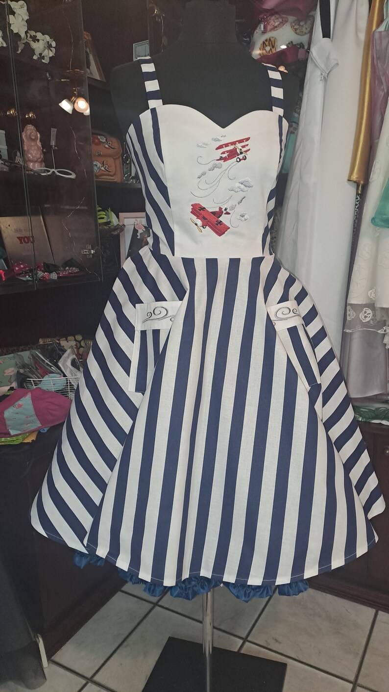 The Red Baron Dress - Etsy