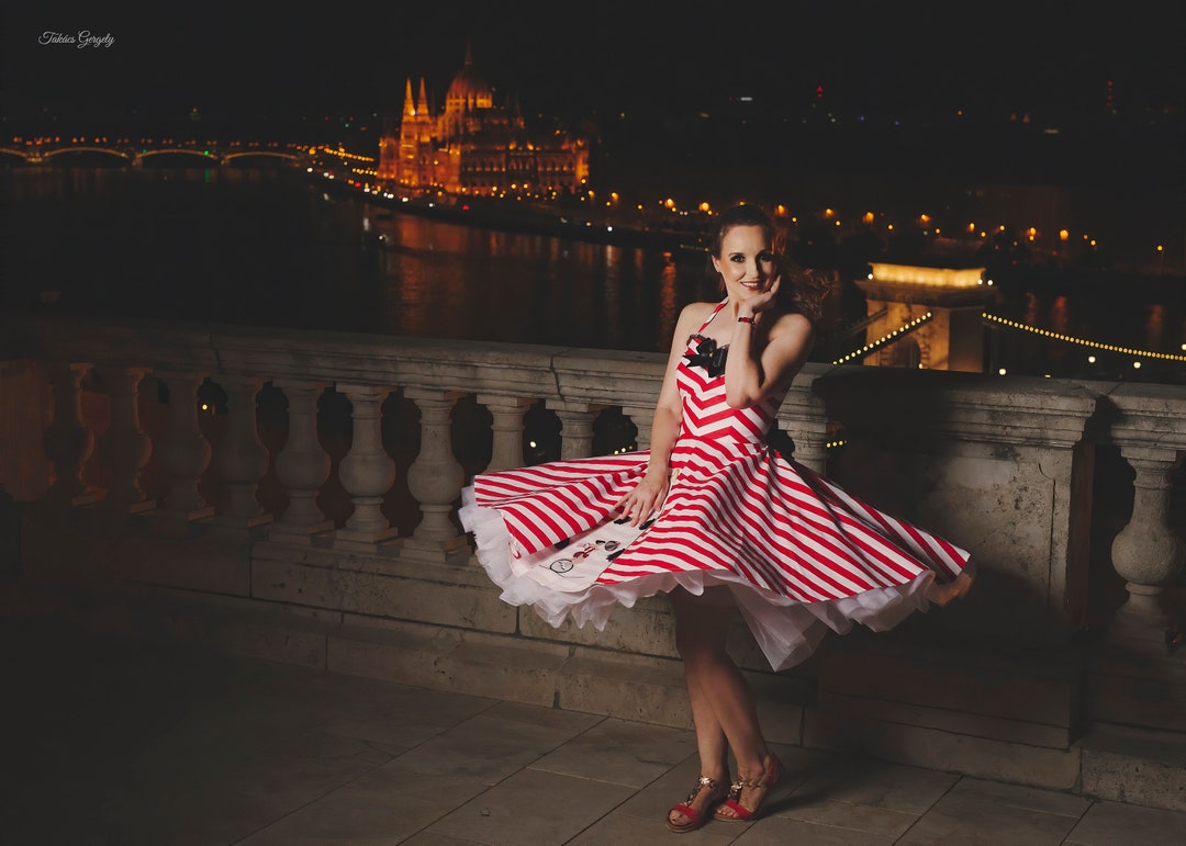 Circus Dress: Vintage Style / Pin-up / Rockabilly Knee-high - Etsy