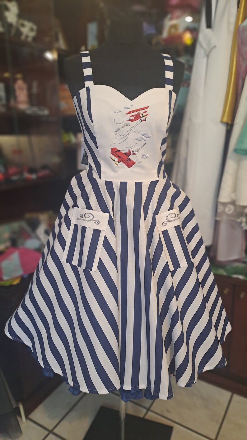 The Red Baron Dress - Etsy