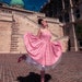 Cheryl Pink Polka Dot Dress by Ticci Rockabilly Clothing - Etsy