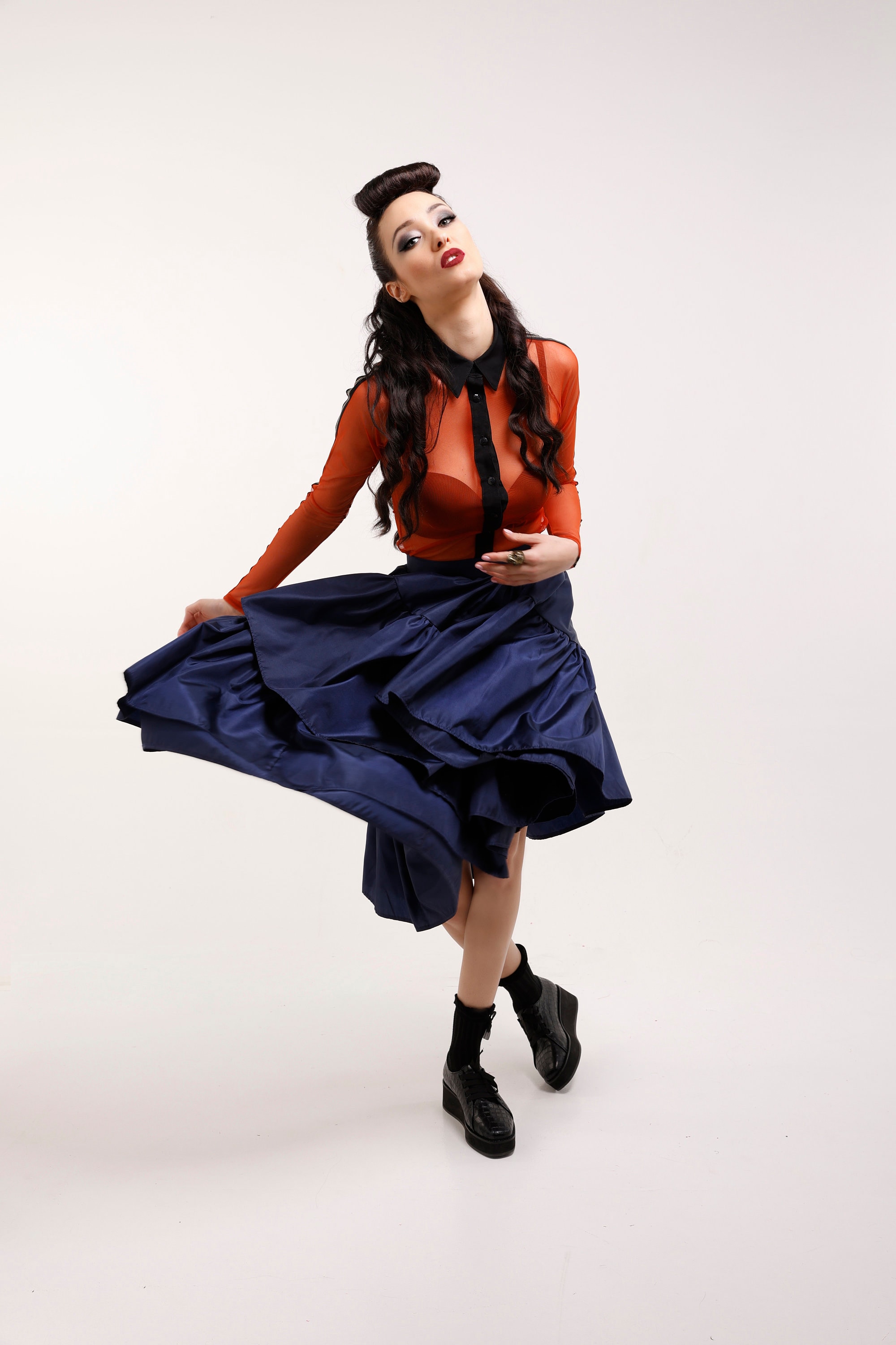 Misty Shirt and Skirt by Ticci Rockabilly Clothing - Etsy