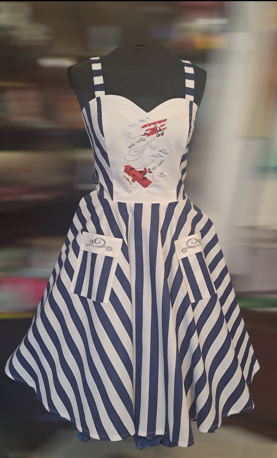 The Red Baron Dress - Etsy