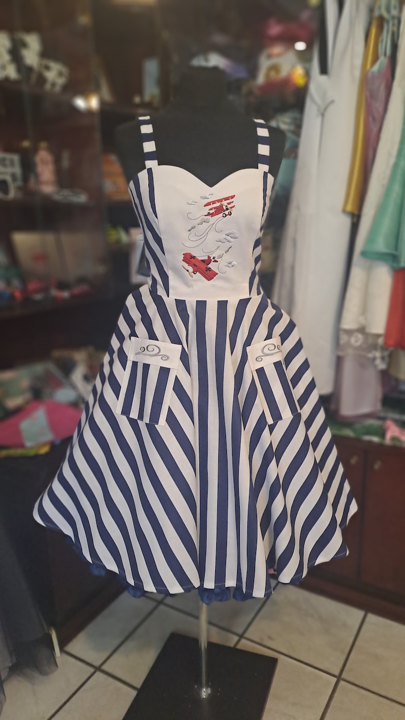 The Red Baron Dress - Etsy