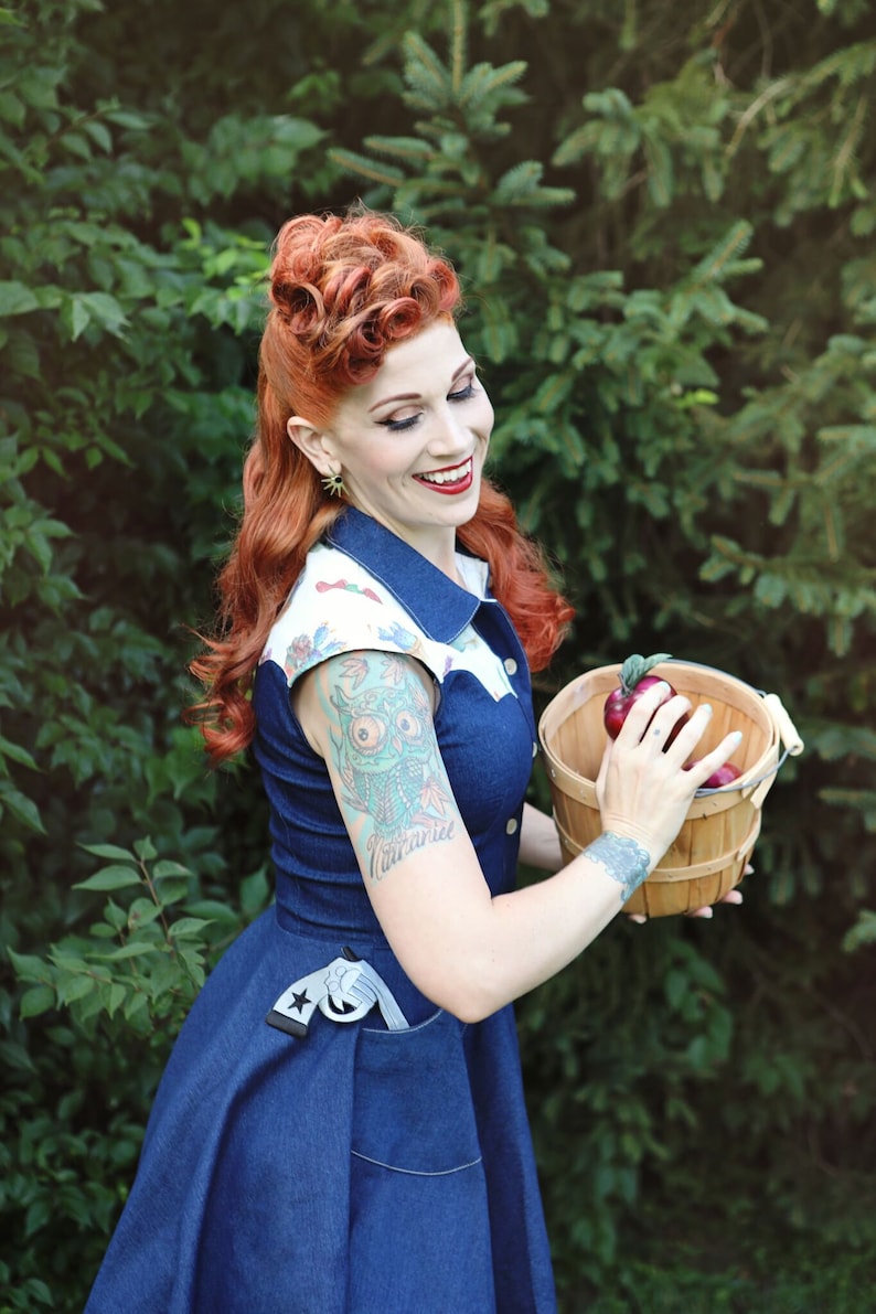 Cowboy Dress: cowgirl western style vintage / pin-up / | Etsy