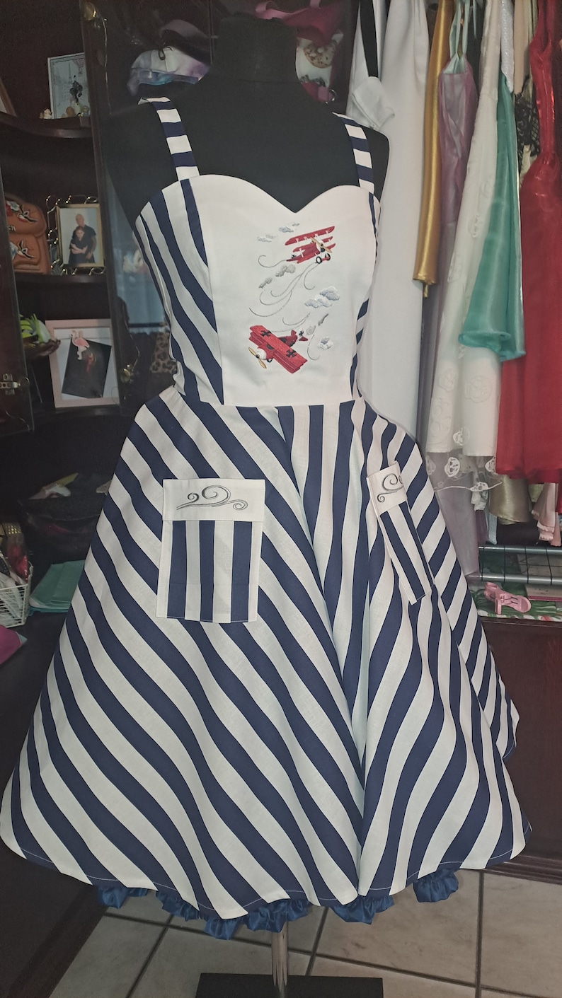 The Red Baron Dress - Etsy