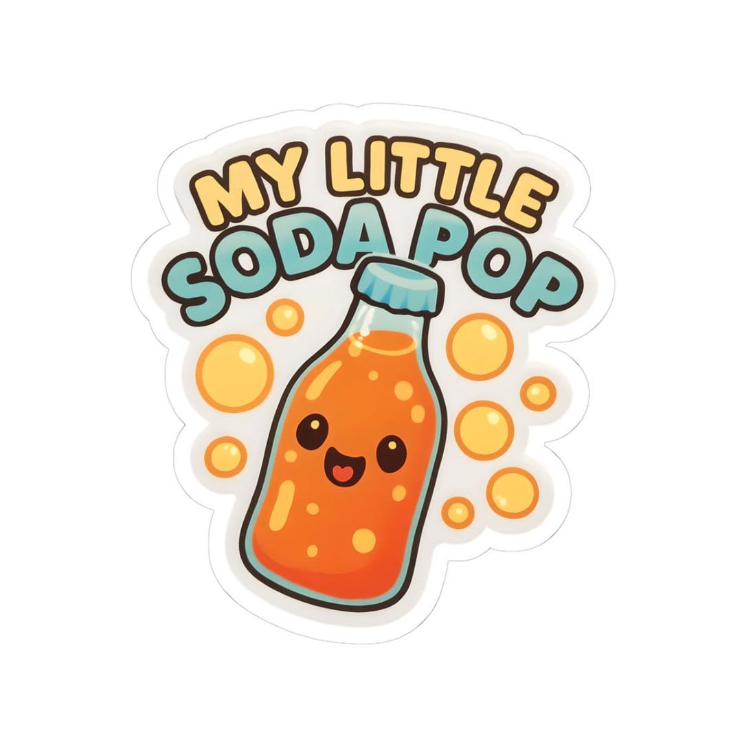 Soda Pop Kiss-cut Stickers: Fun Laptop & Planner Decals - Etsy