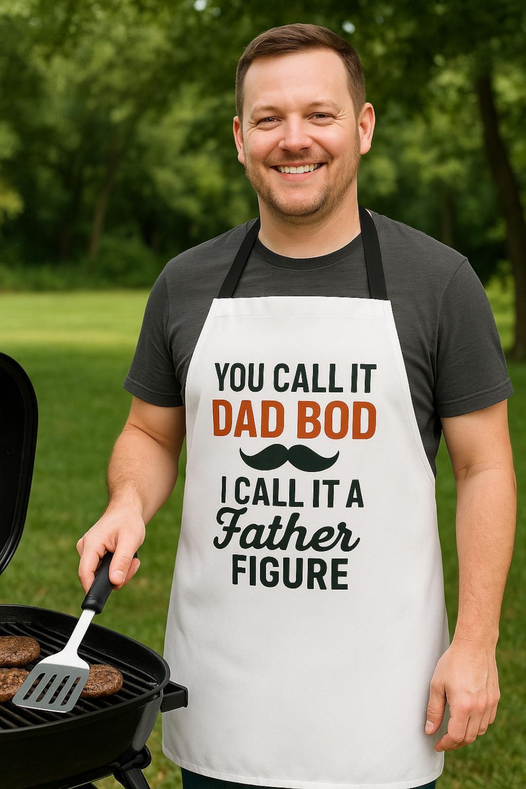Funny Dad Bod BBQ Apron | Father's Day Grill Gift - Etsy