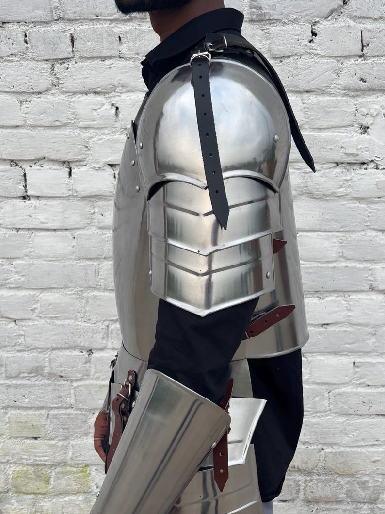 Handmade Medieval Steel Full Body Armor Suit: Knight Cosplay, LARP ...
