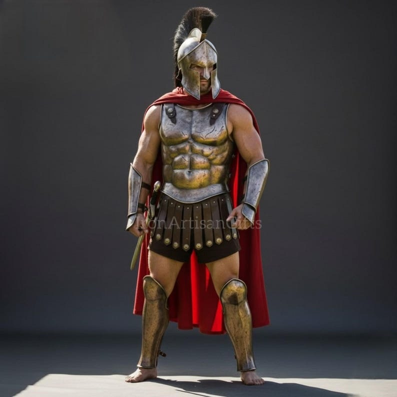 Medieval Full Muscle Spartan Armor Set / 300 King Leonidas Edition ...