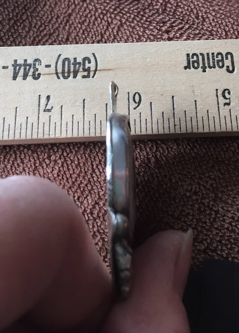 Old Inlay Southwest Large Pendant Bluejay Unmarked - Etsy