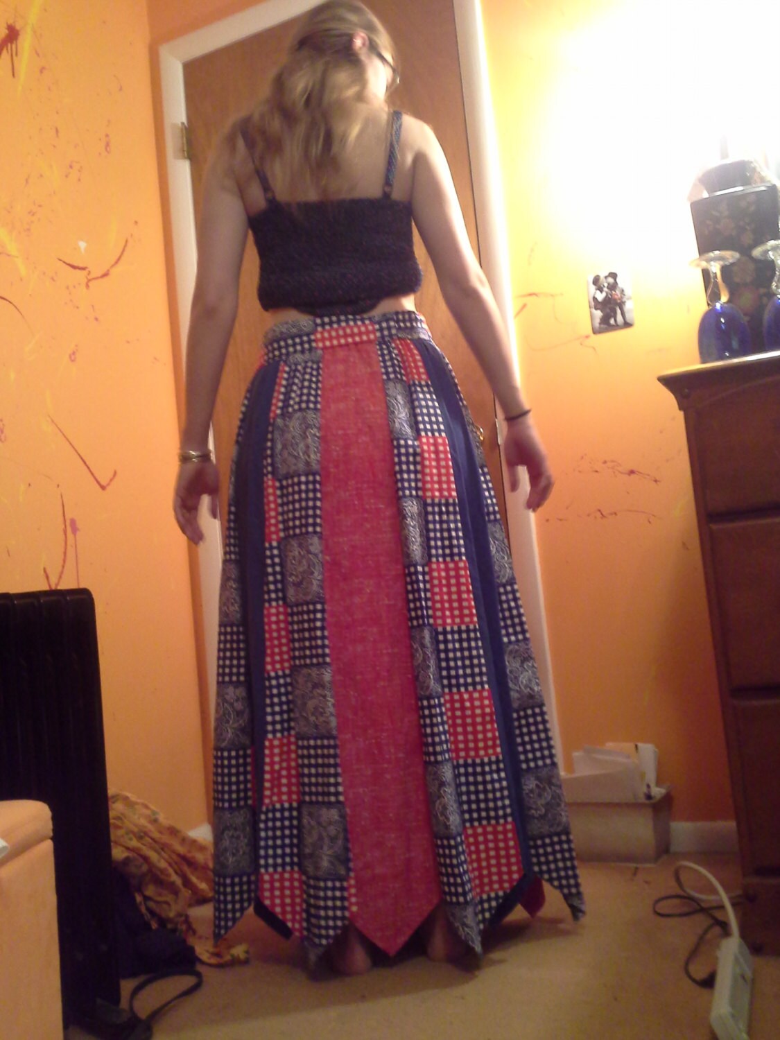 Chessa Davis Hollywood Actress/designer Chessa Davis Vintage Lined Maxi ...