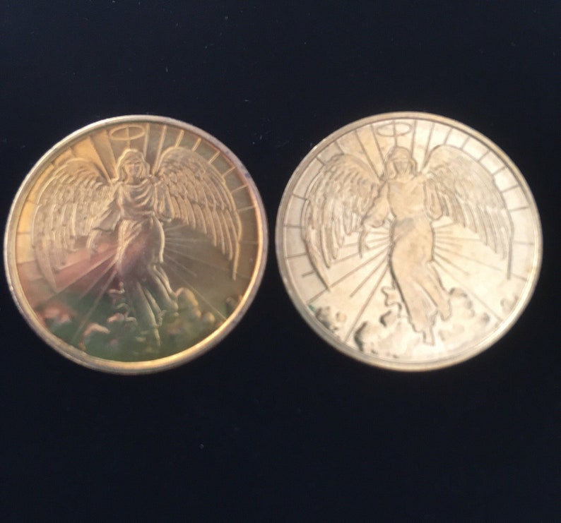Guardian Angel and Saint Theresa Religious Coin Medallions Lot (7 ...