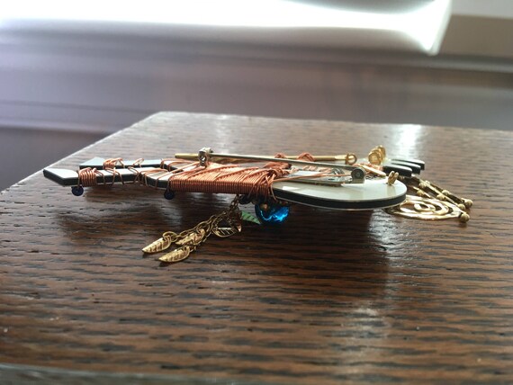 LIZTECH Kokopelli brooch pin collectible 1994 signed … - Gem