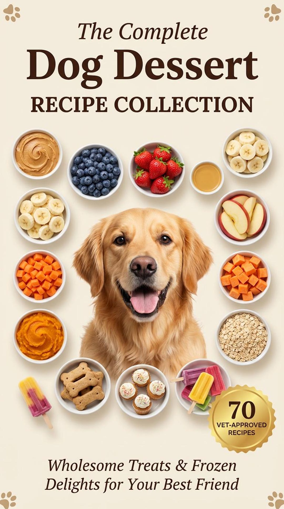 70 Vet-approved Dog Dessert Recipes | Printable Homemade Dog Treat ...