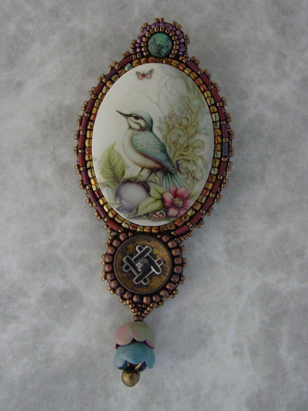 Spring Bird Brooch - Etsy