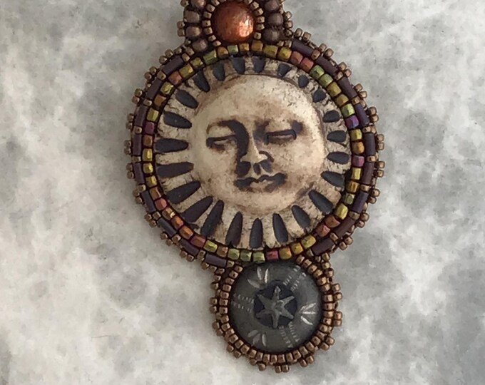 Sun Brooch - Etsy