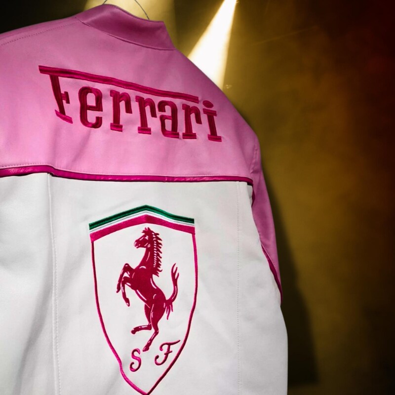 Pink Leather Jacket - Etsy