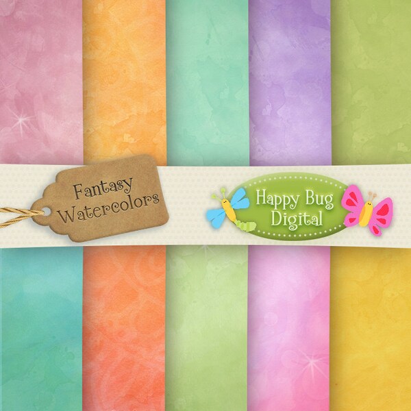 Halloween Grunge Digital Paper Pack 10 Sheets Commercial Use OK INSTANT ...