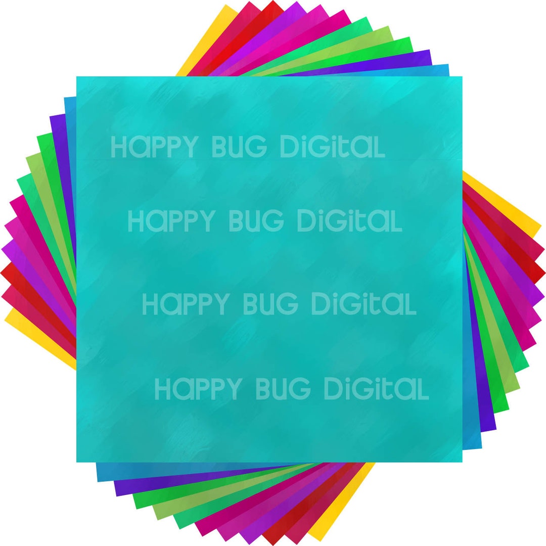 Watercolor Brights Digital Background Paper Pack - 12 Images - 12" X 12 ...