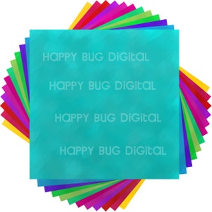 Watercolor Brights Digital Background Paper Pack - 12 Images - 12" X 12 ...