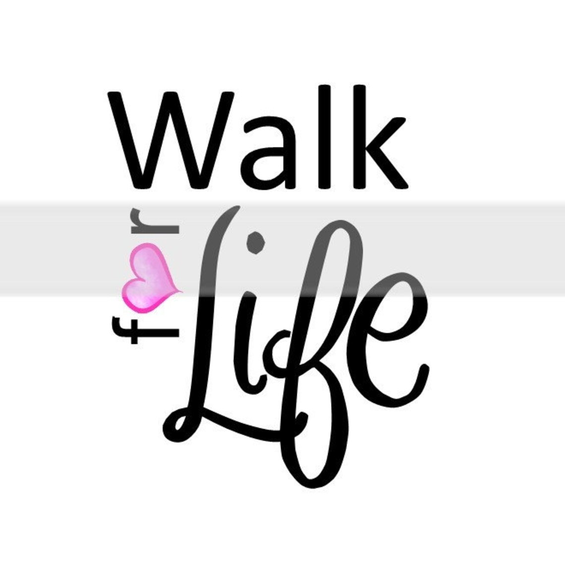 Breast Cancer Walk Graphics Printable Digital Collage Sheet - 1" Inch ...