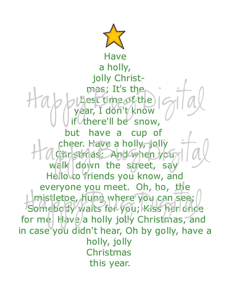 Christmas Tree Digital Graphics for Cards, Scrapbooks, Papercrafting ...