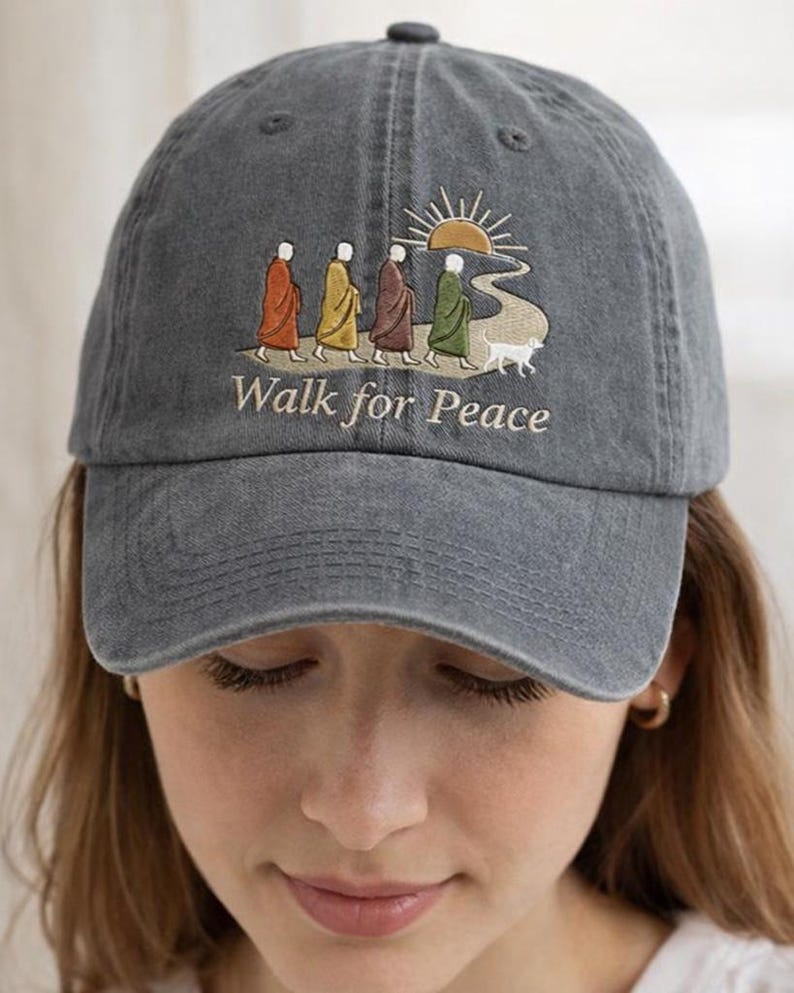 Walk for Peace Hat, Peace Walking Monks Hat, Buddhist Monks Compassion ...