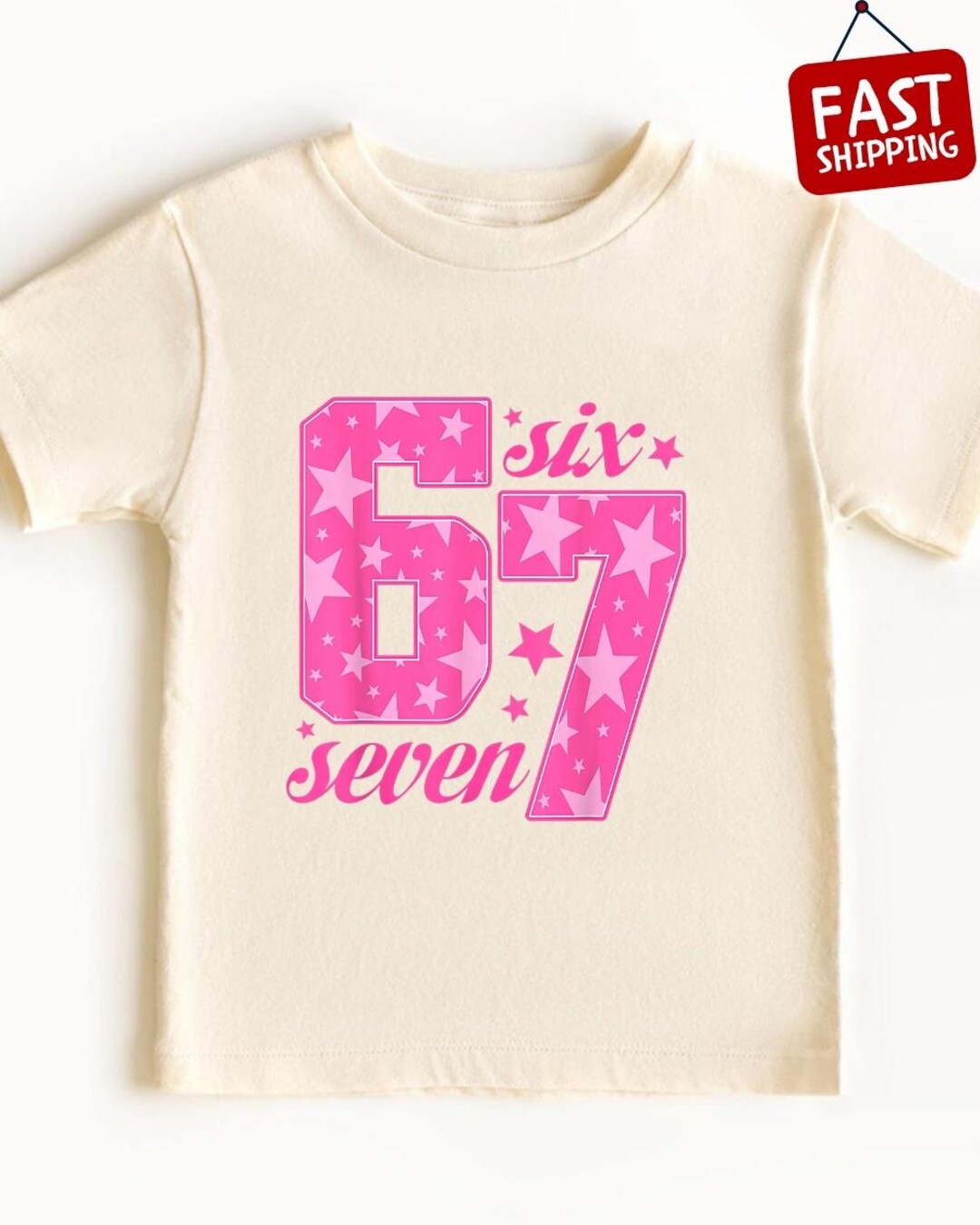 Six Seven Kids Shirt, 6 7 Meme Shirt for Kids, Funny Viral Internet ...
