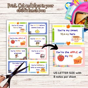 Kids Lunch Box Notes: Funny Jokes & Positive Affirmations (printable ...