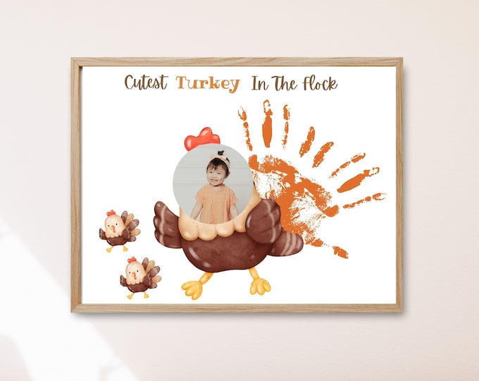 Thanksgiving Handprint Craft Bundle, Thanksgiving Art for Toddlers ...
