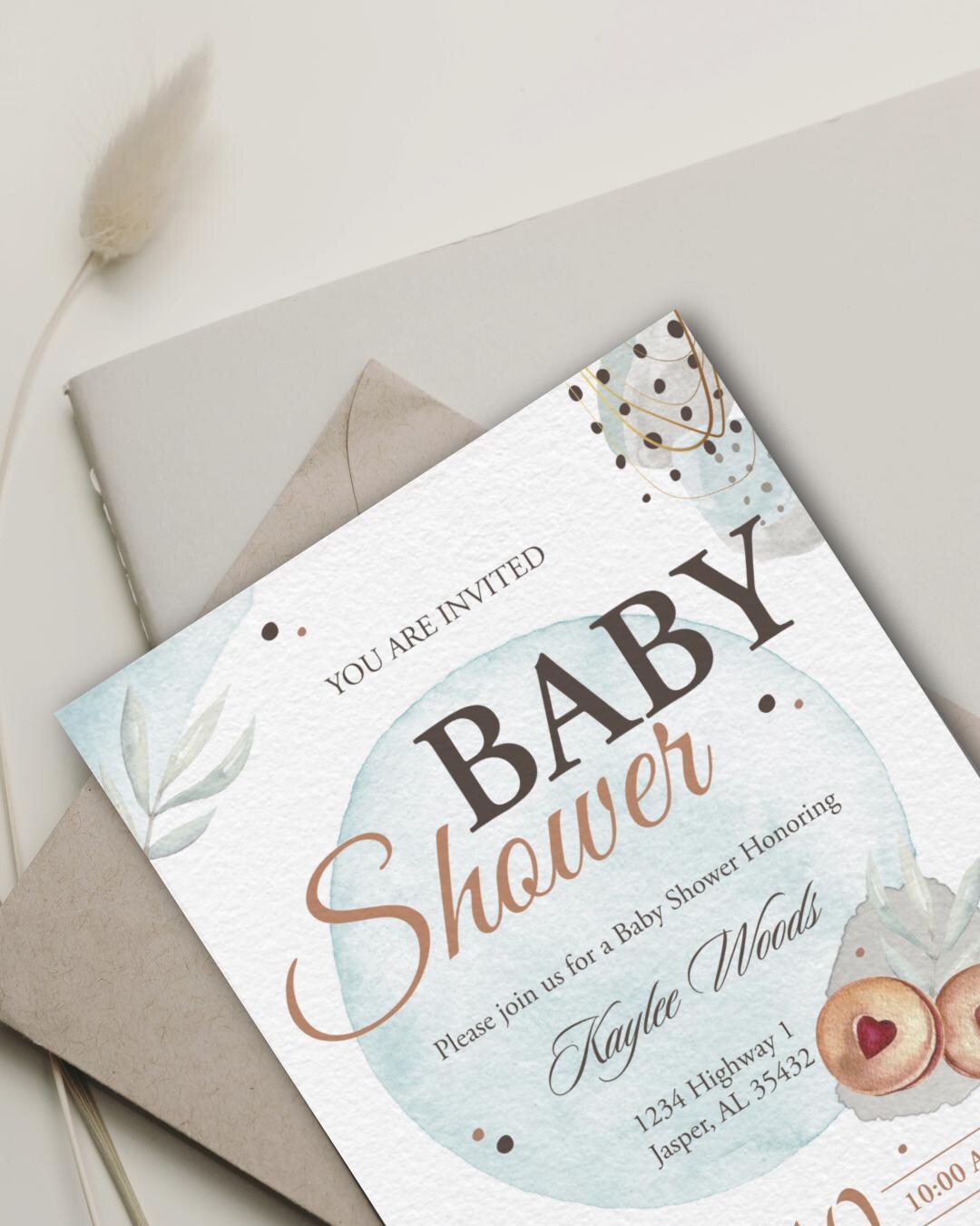 Personalized Baby Shower Invitation | Digital File | Custom Invitation ...