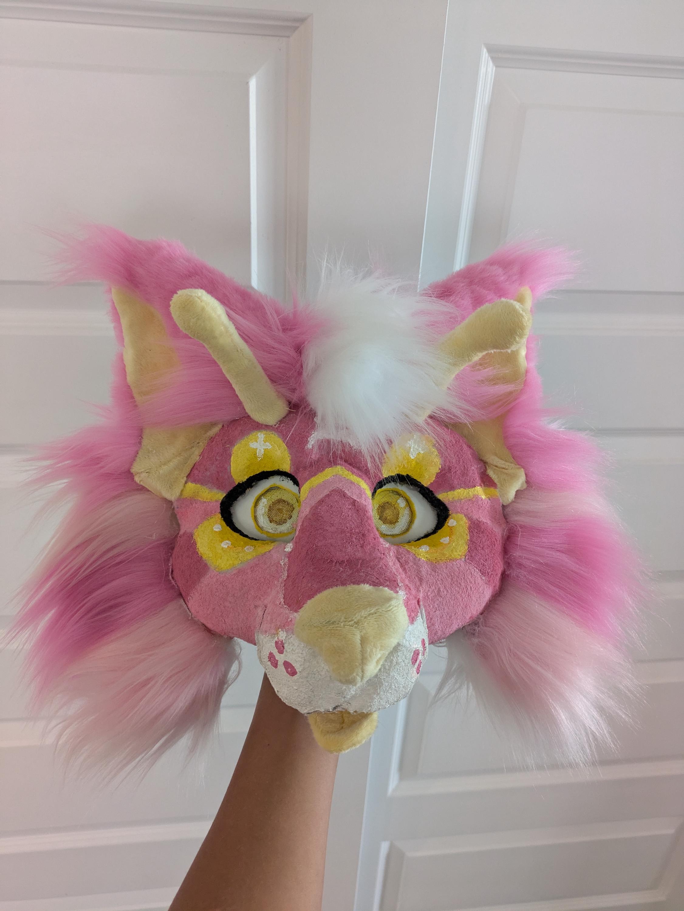 Fursuit Cosplay Alien Cat Mini Partial Mask Set - Etsy