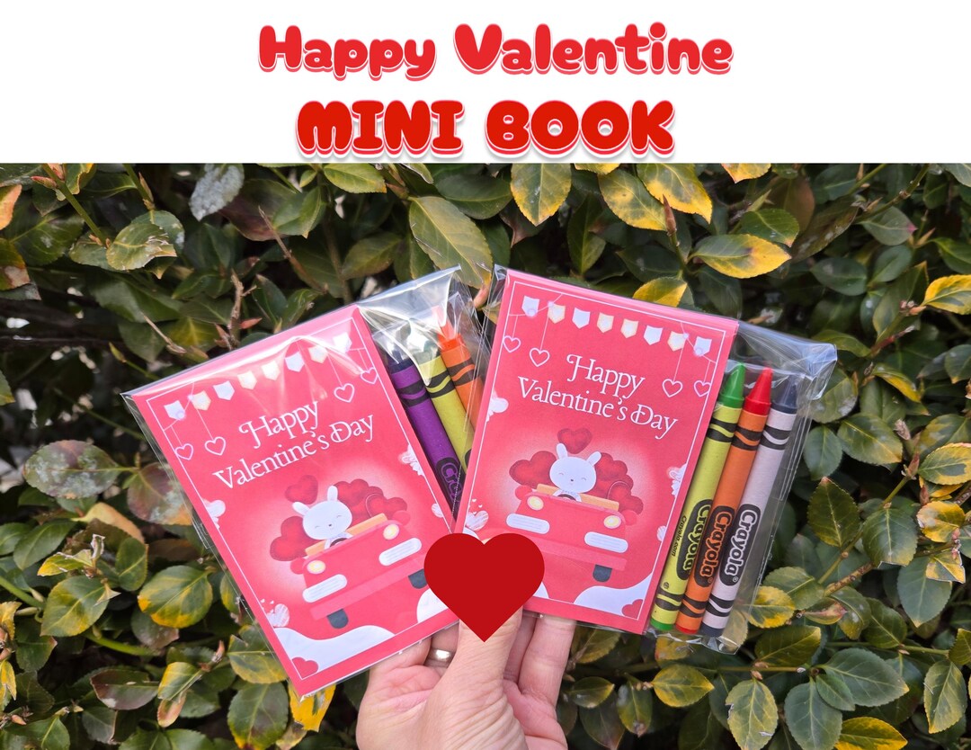 Valentine Bold and Easy Mini Coloring Book| Kids Coloring, Valentines ...