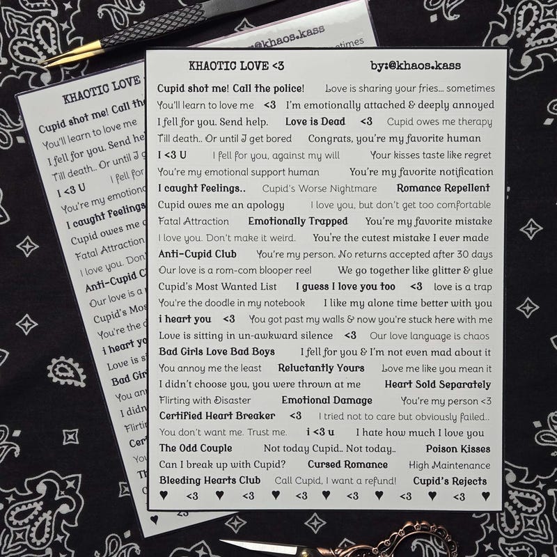 The Chaos Journal - Etsy