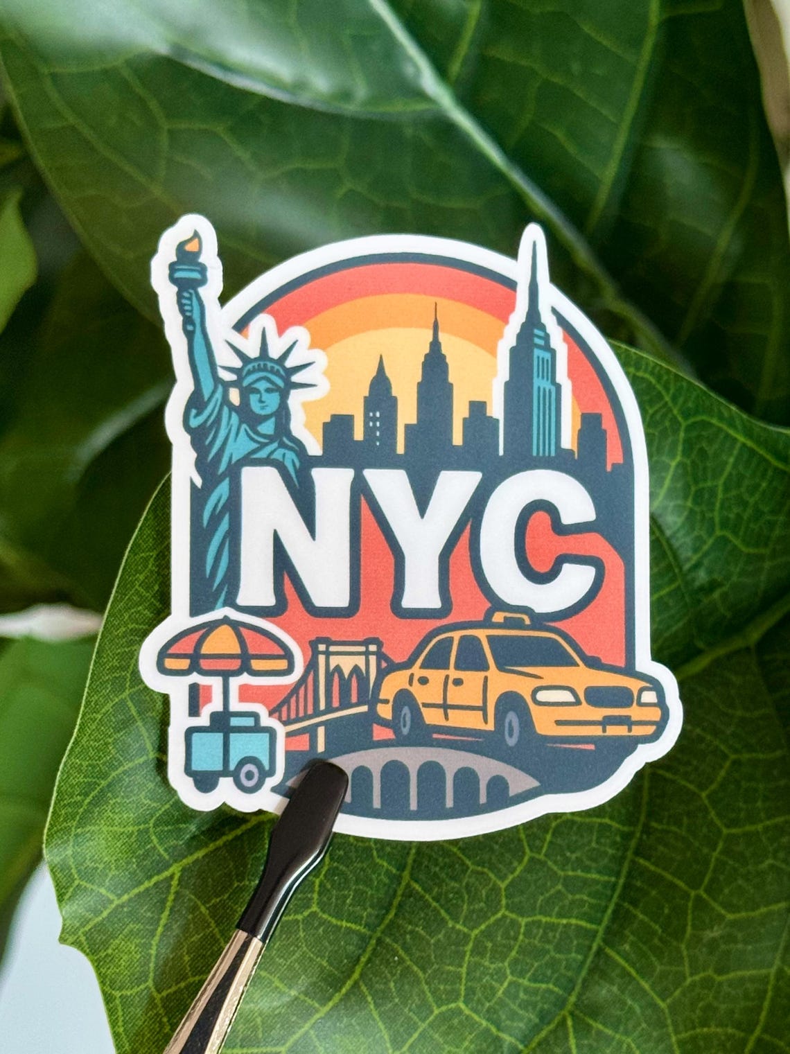 NYC Sticker, New York City Sticker, New Yorker, Statue of Liberty, Lady ...