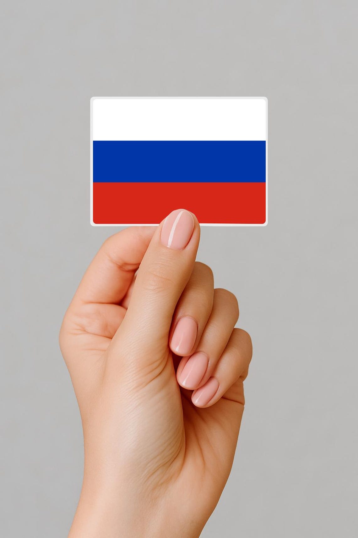 Russian Flag Sticker, Waterproof Vinyl - Etsy