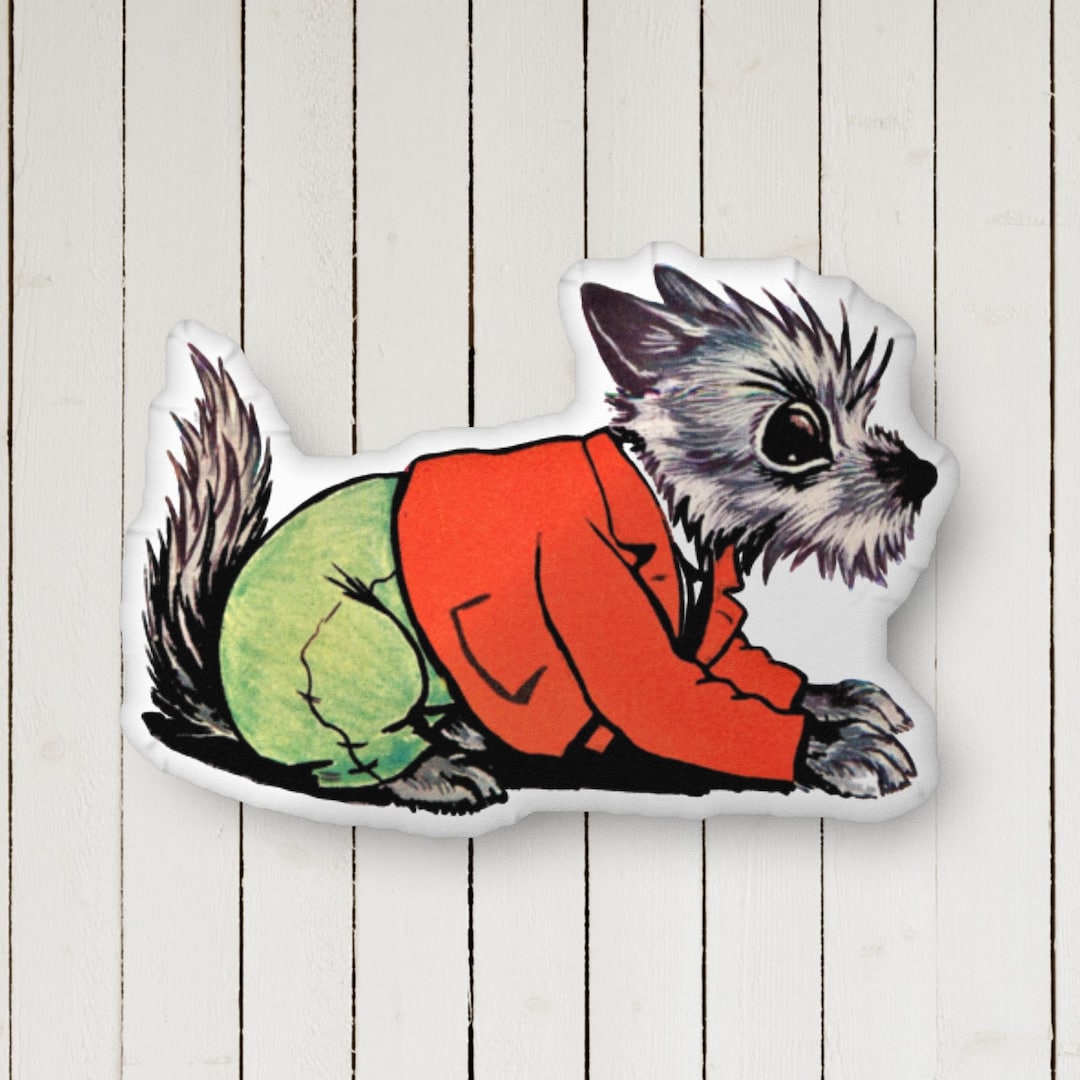 Louis Wain Dog Custom-shaped Pillow - Etsy