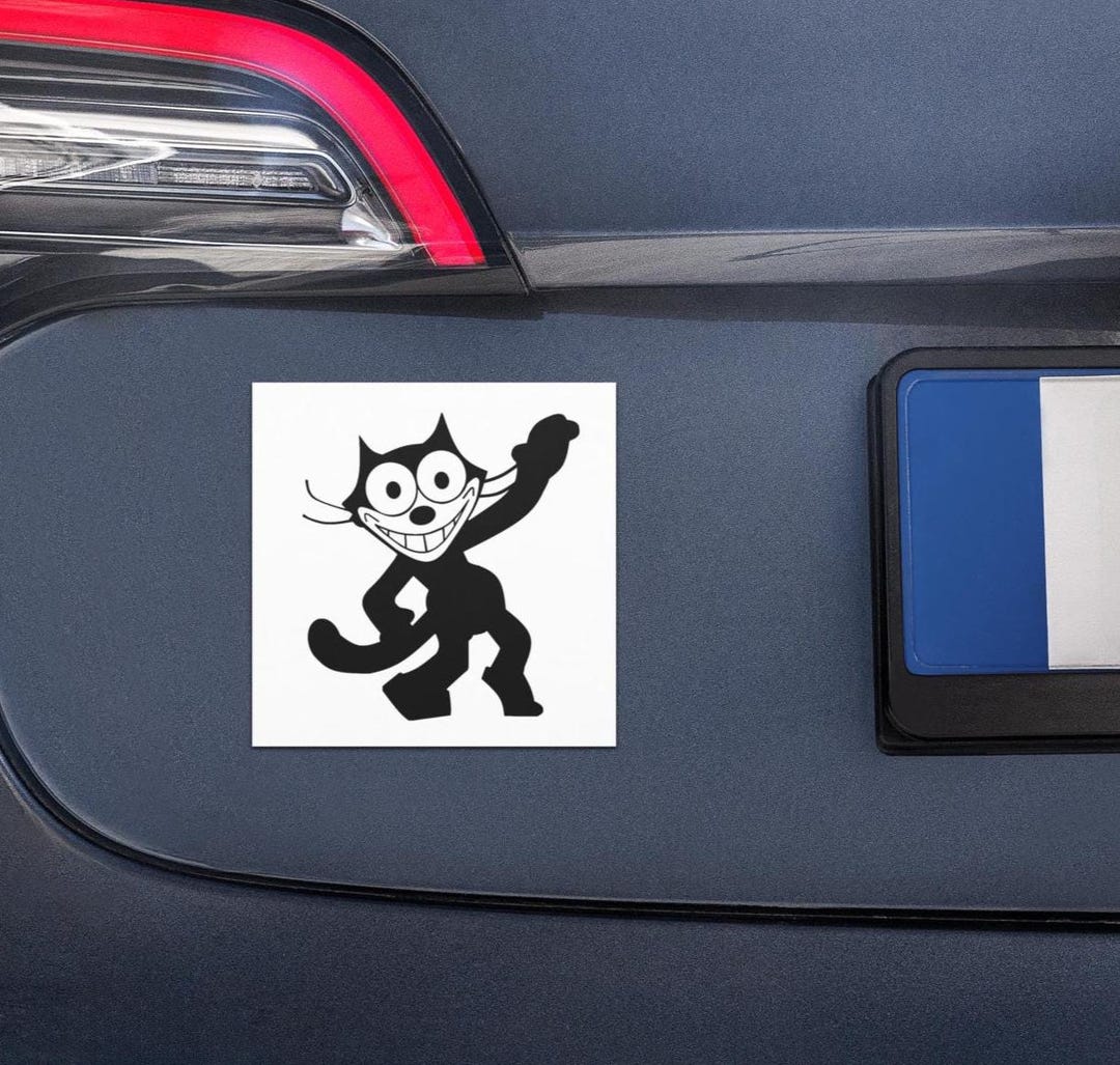 Felix the Cat Dancing Car Magnet Style 1 - Etsy